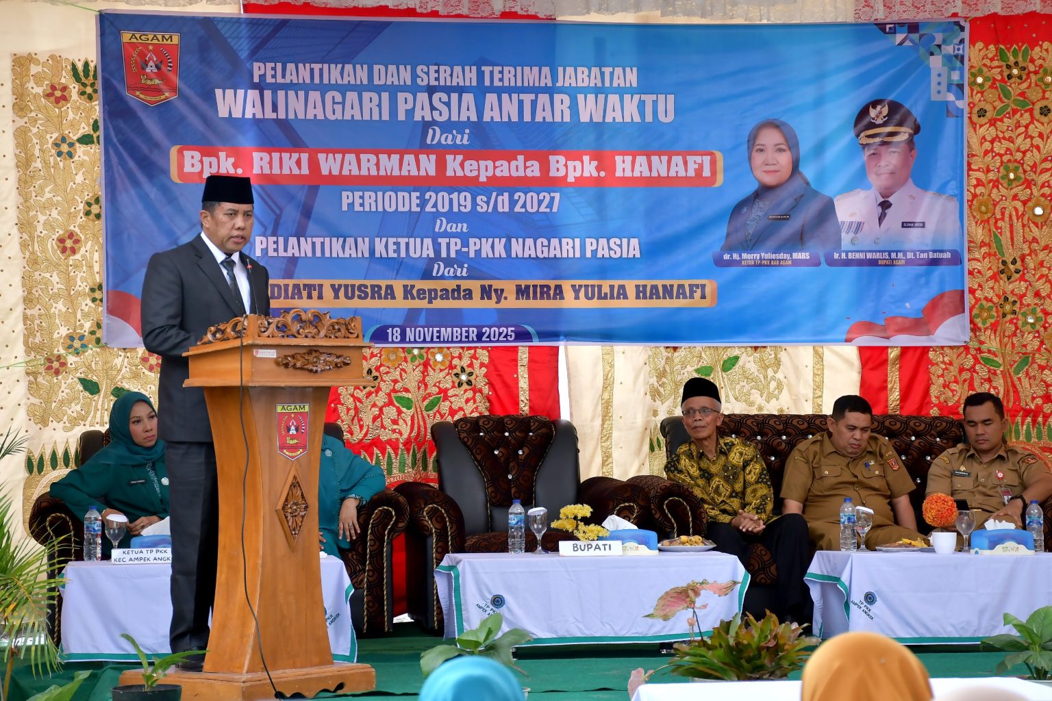 Dua PAW Wali Nagari di Agam Dilantik, dari Pasia dan Salo - Kata Sumbar